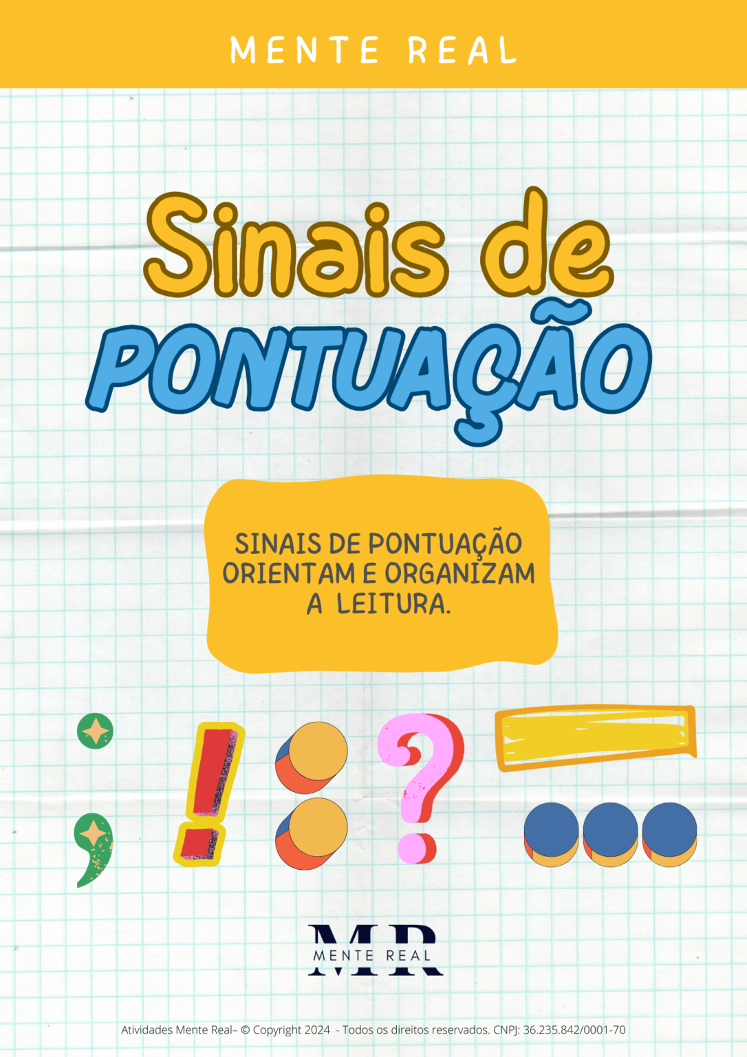 Atividade de Português - Sinais de Pontuação - Mente Real